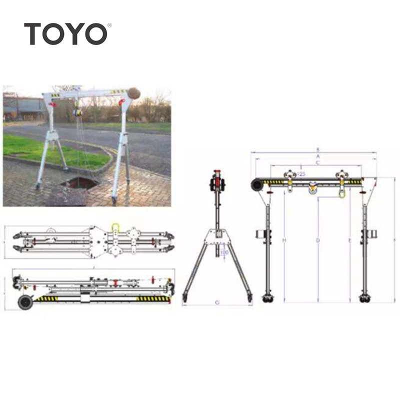 Portable Gantry - Buy Portable Gantry Product on Tianjin Kunda Hoisting ...